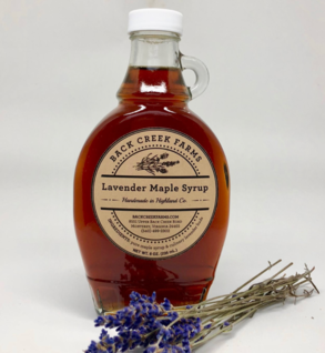 Lavender Infused Maple Syrup | Back Creek Farms